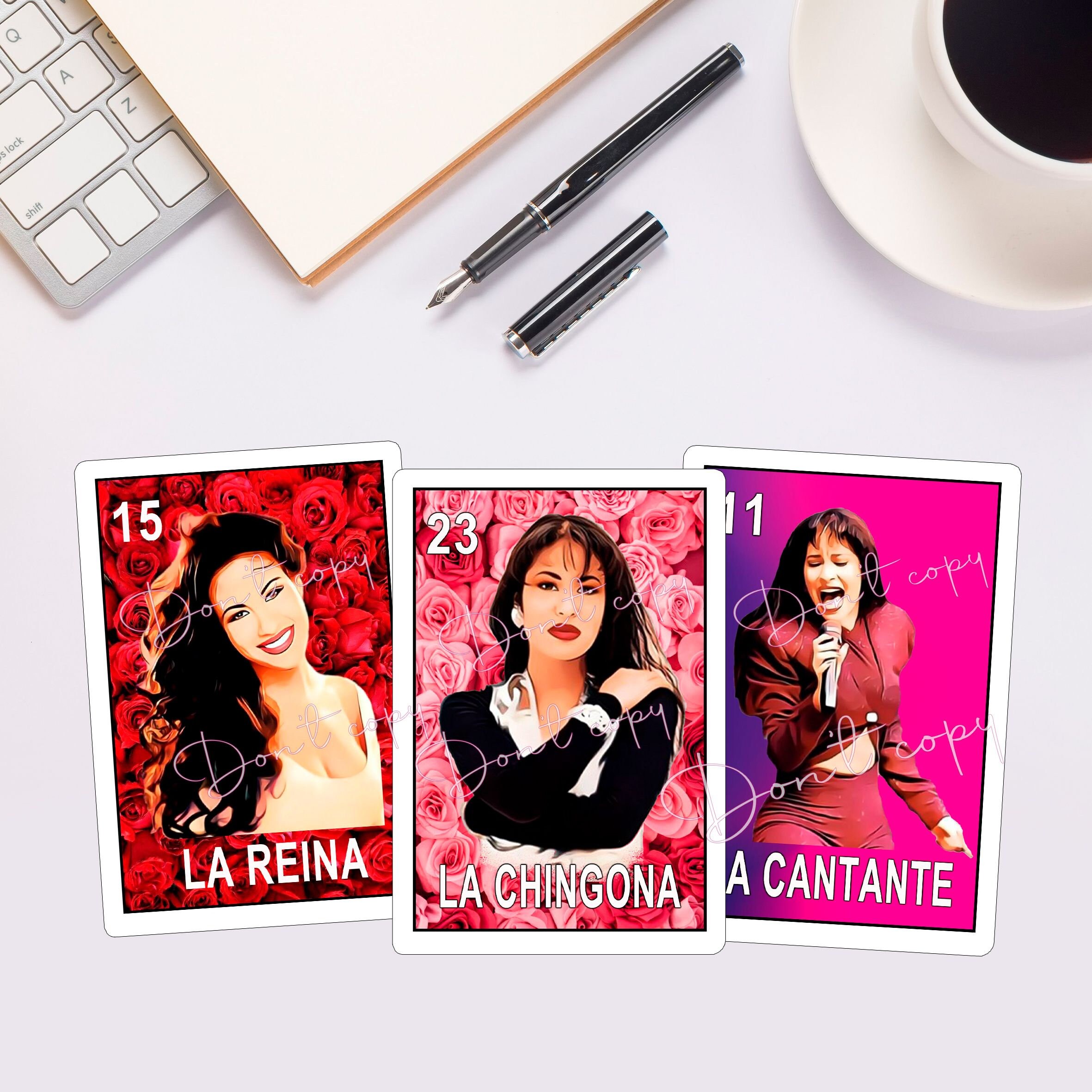 Selena PNG Loteria Card PNG Digital Download File, Sublimation Mexican ...