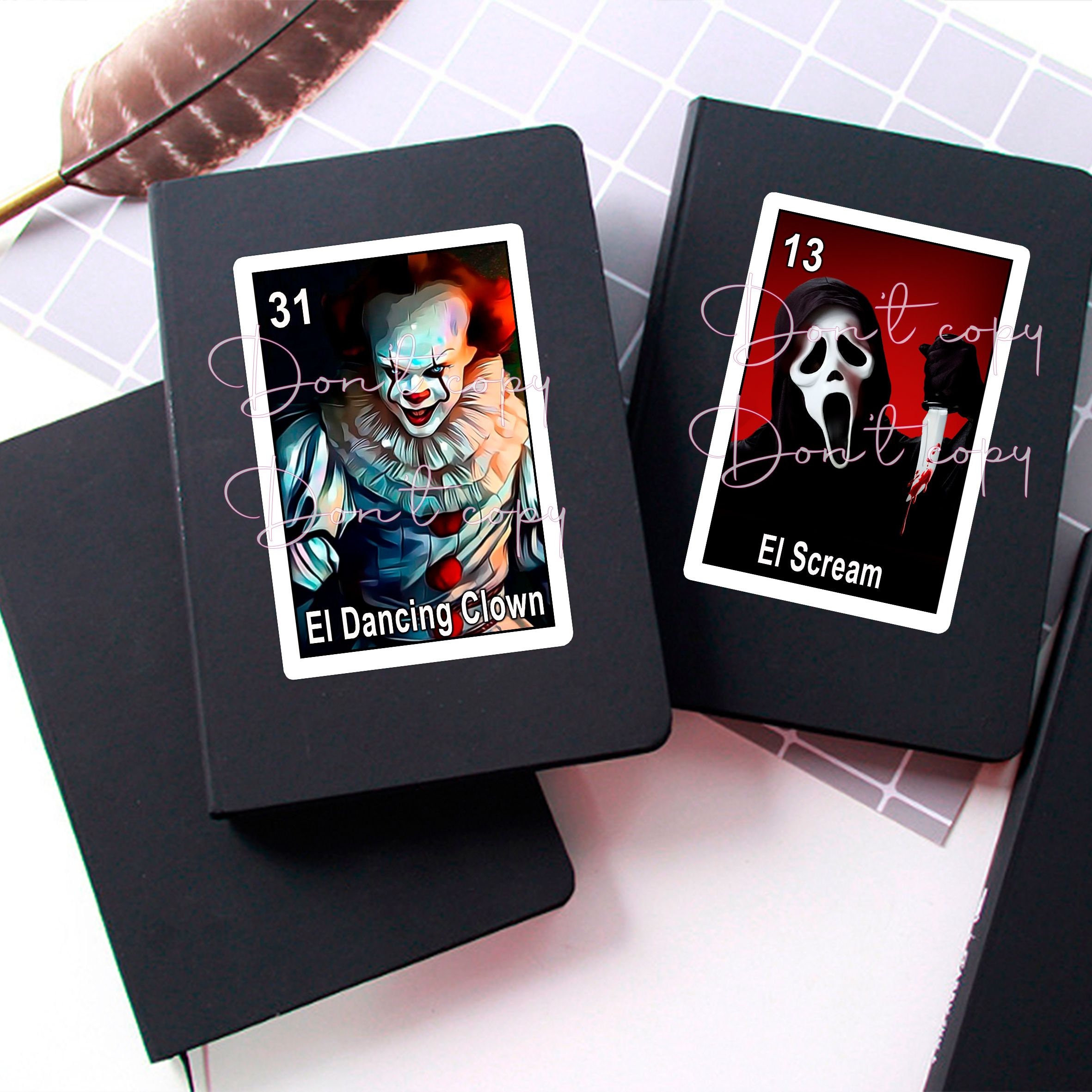 Halloween Loteria Card PNG Digital Download File, Sublimation Mexican ...