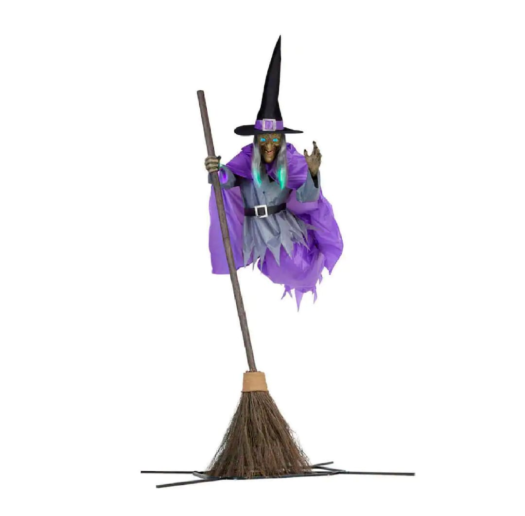Home Decoration Depot 12 Ft Animated Hovering Witch HALLOWEEN - Etsy