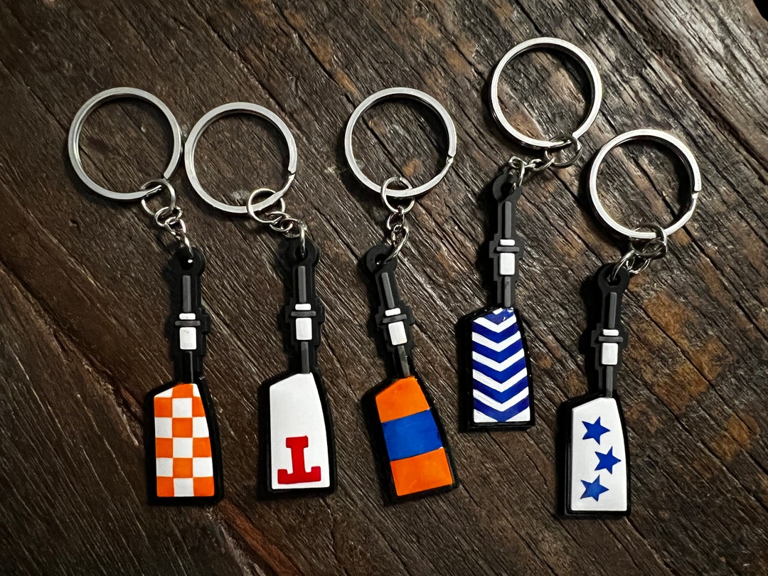 Custom Rowing Oar Blade Keychain, Key Ring, Zipper Pull - Etsy