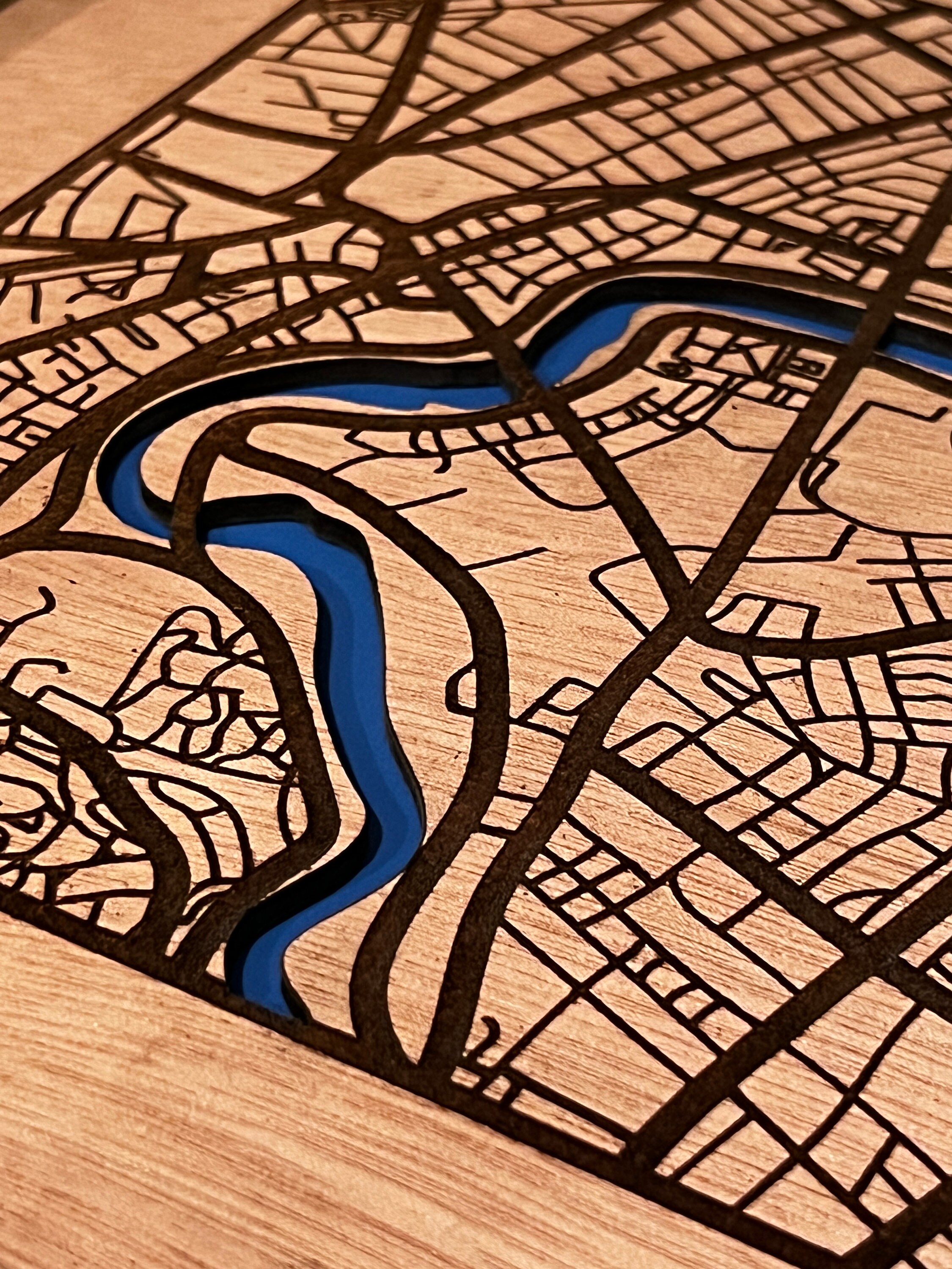 Charles River 3D Wood Map With Rower and Rowing Teams Personalized - Etsy