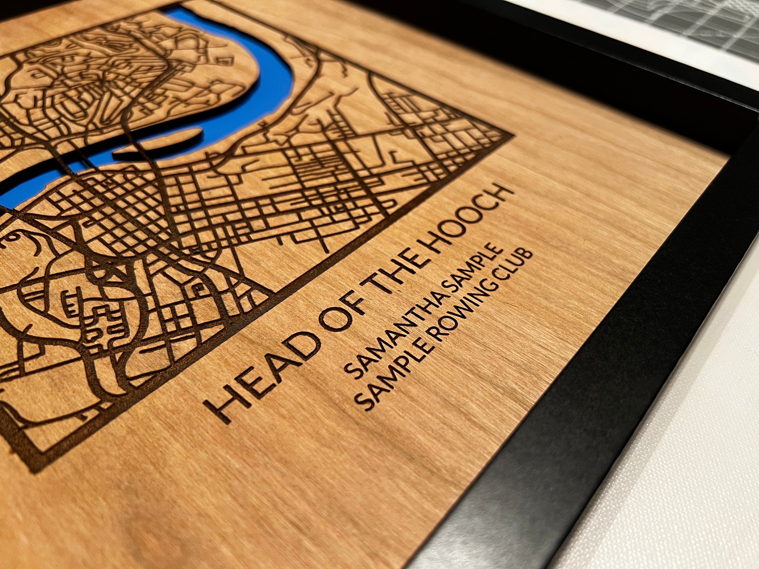 Head of the Hooch Regatta 3D Wood Map With Rower and Rowing - Etsy