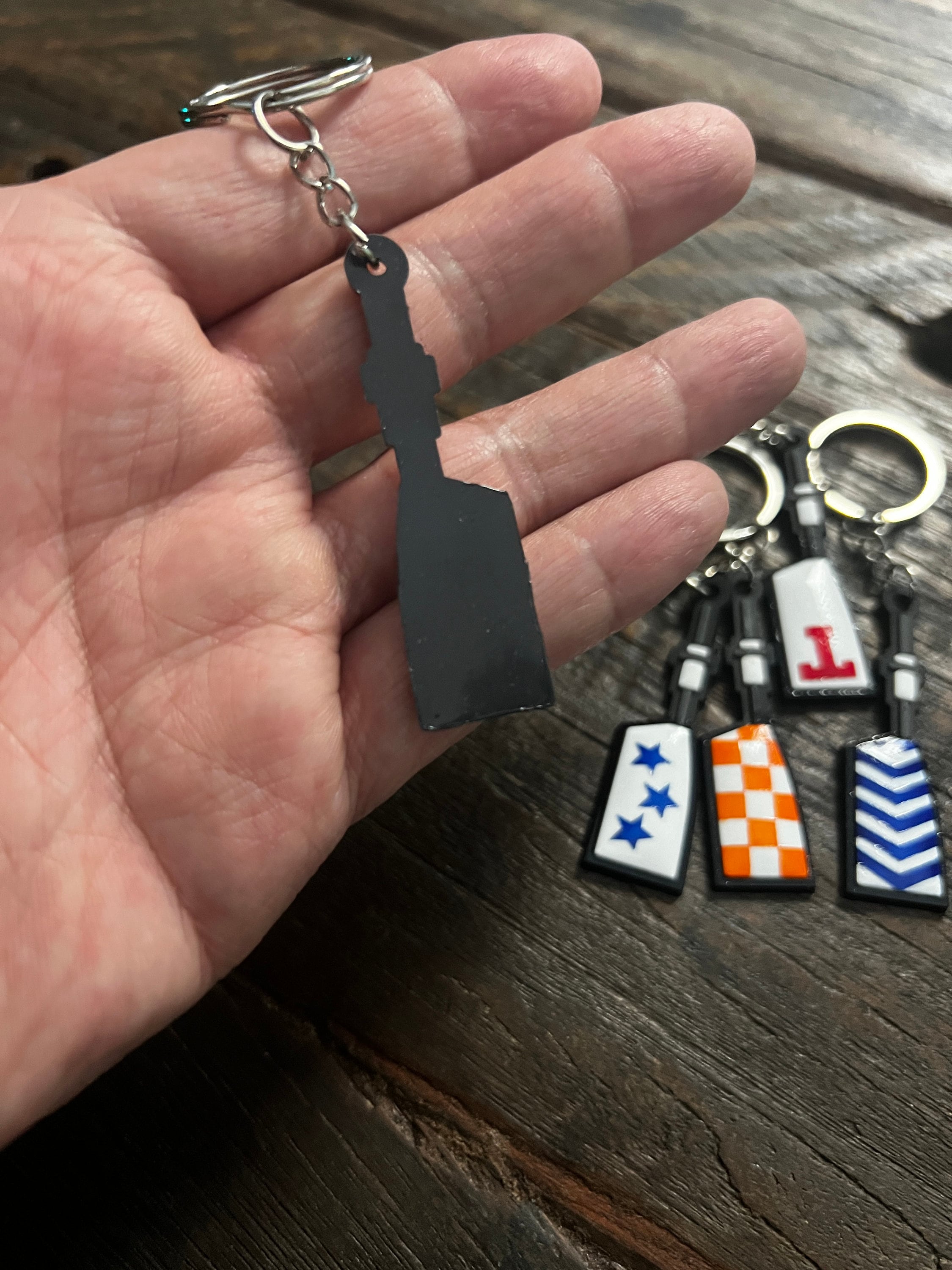 Custom Rowing Oar Blade Keychain, Key Ring, Zipper Pull - Etsy