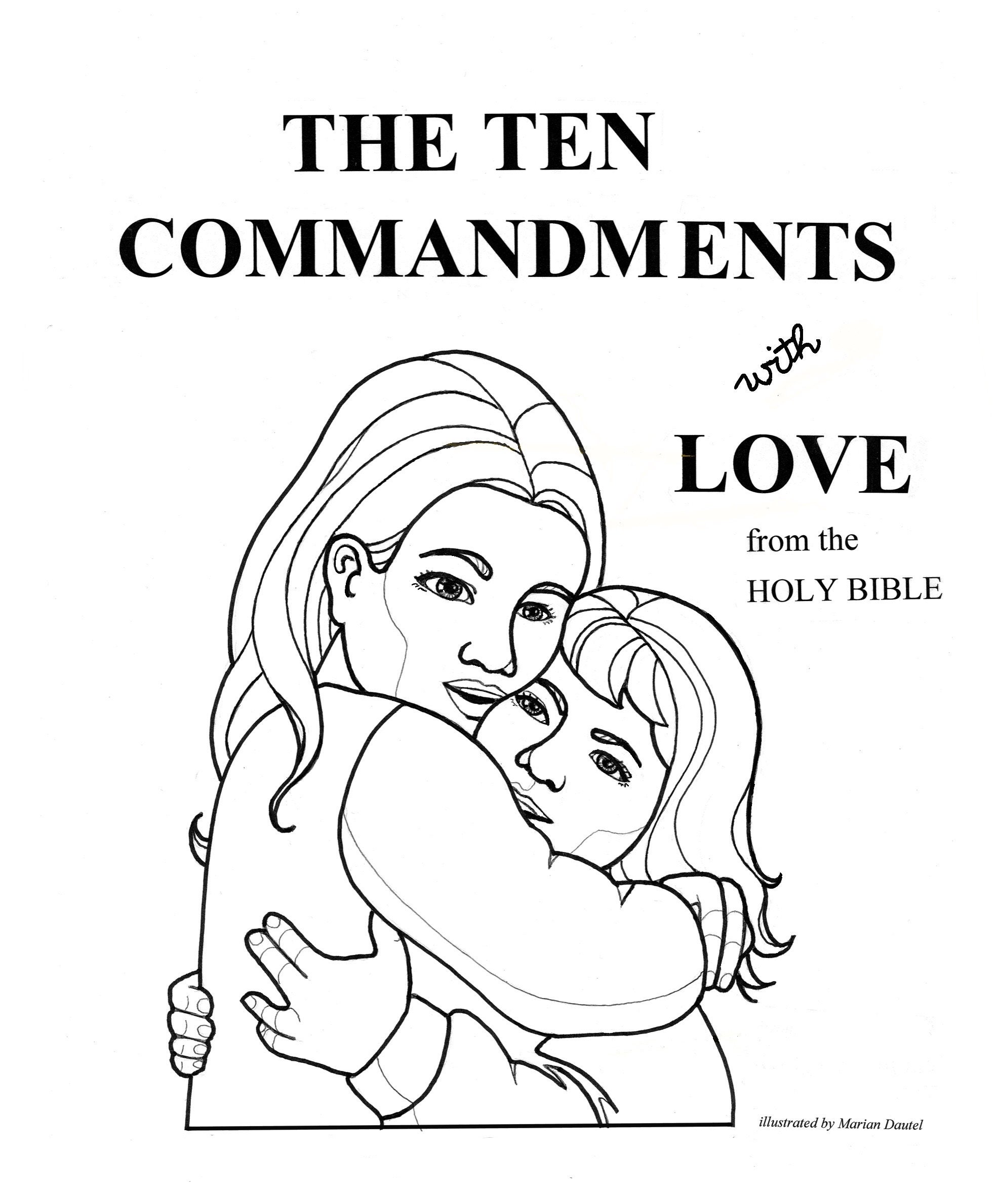 The Ten Commandments With Love - Etsy
