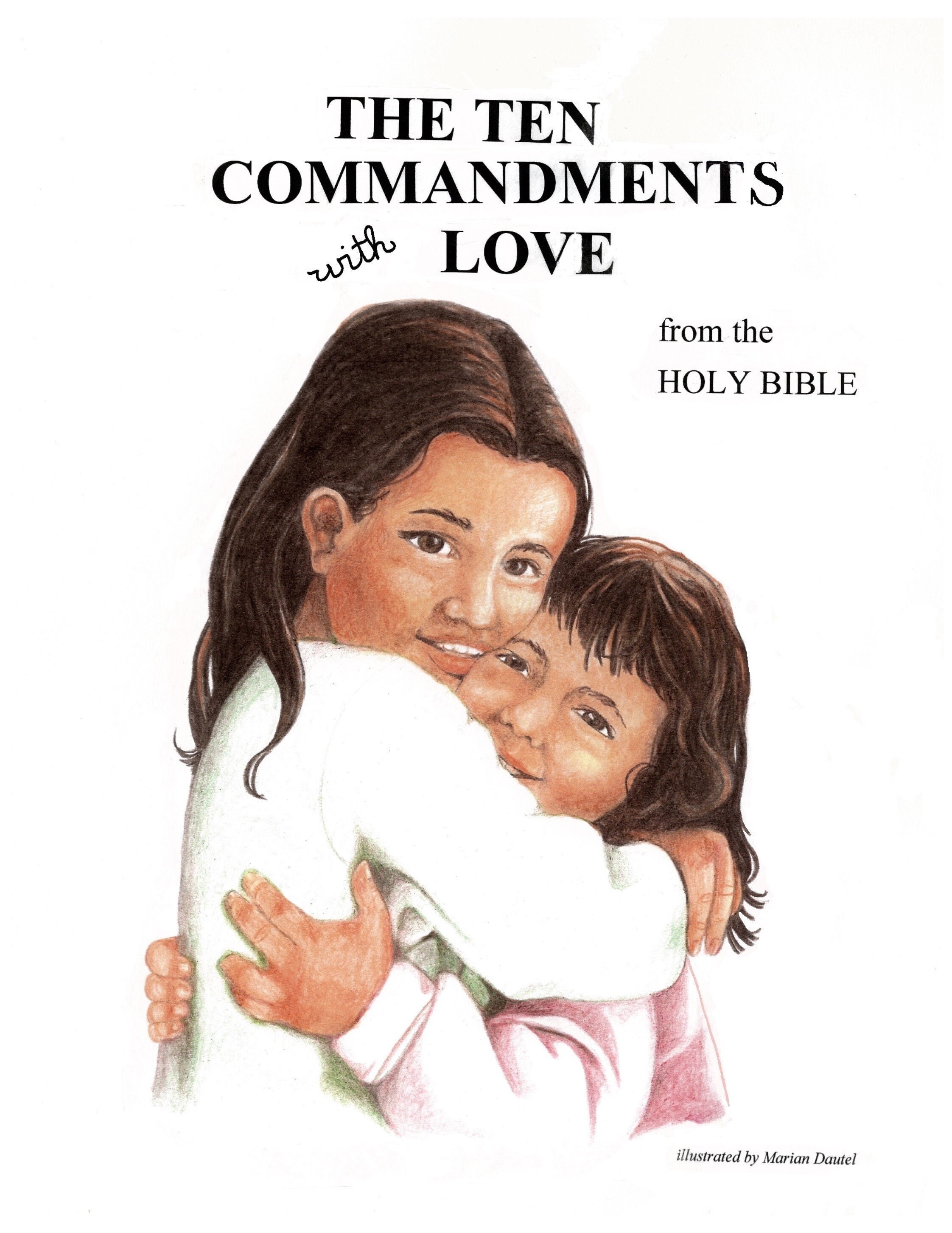 The Ten Commandments With Love - Etsy