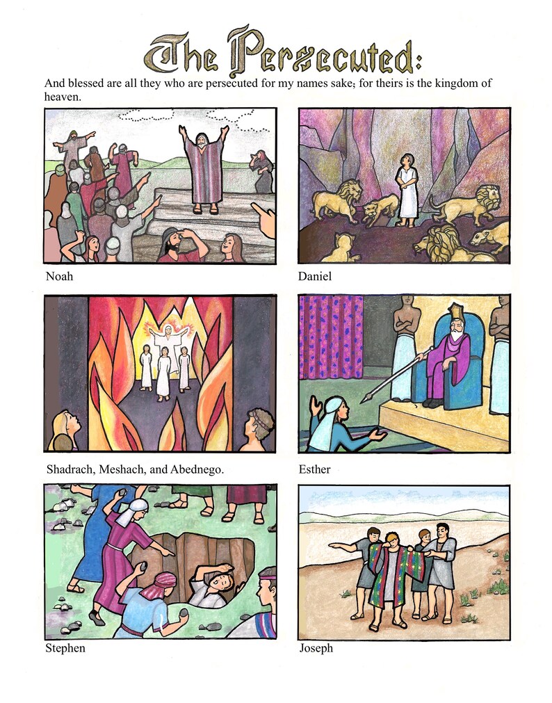 The Beatitudes From the Holy Bible - Etsy