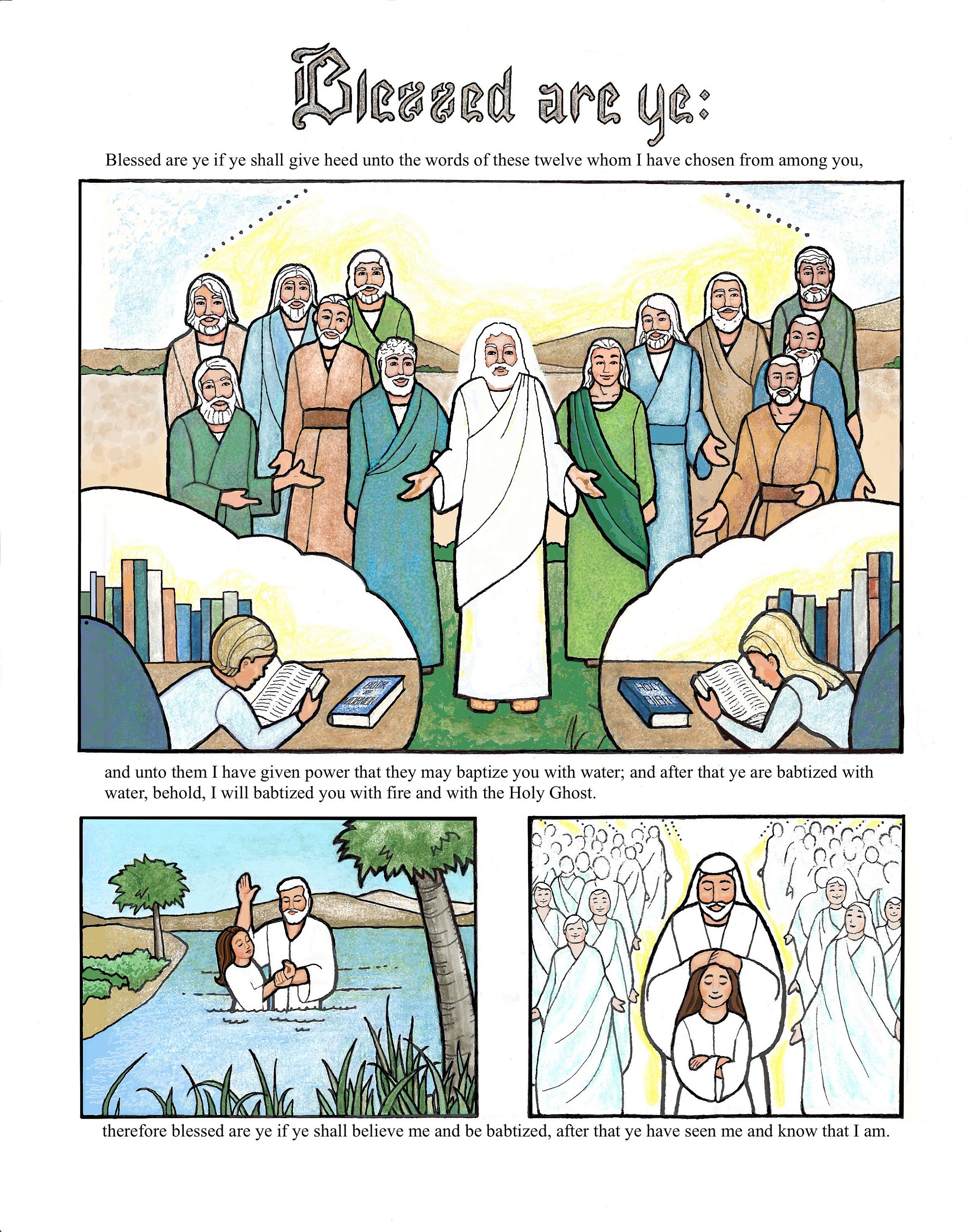 The Beatitudes From the Holy Bible and the Book of Mormon - Etsy