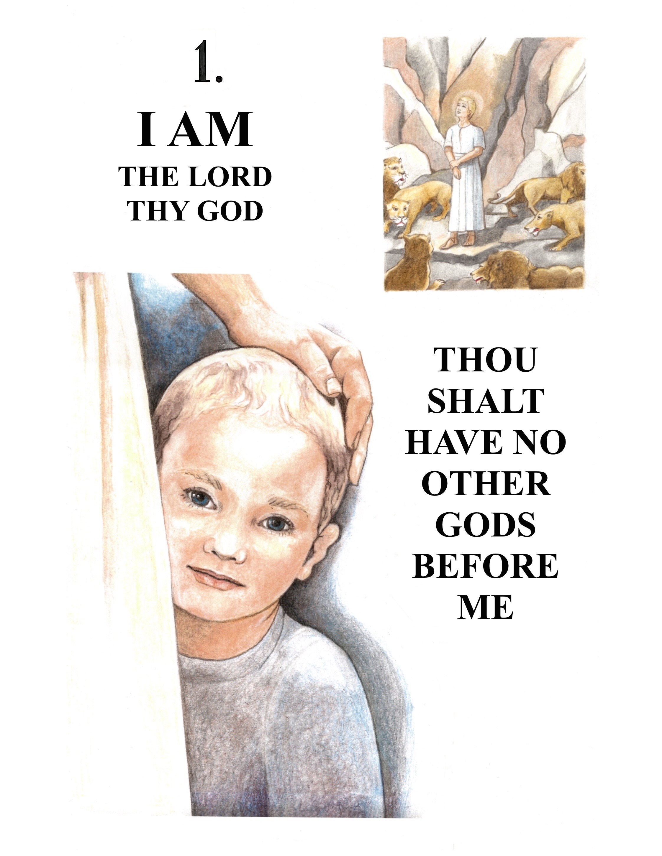 The Ten Commandments With Love - Etsy