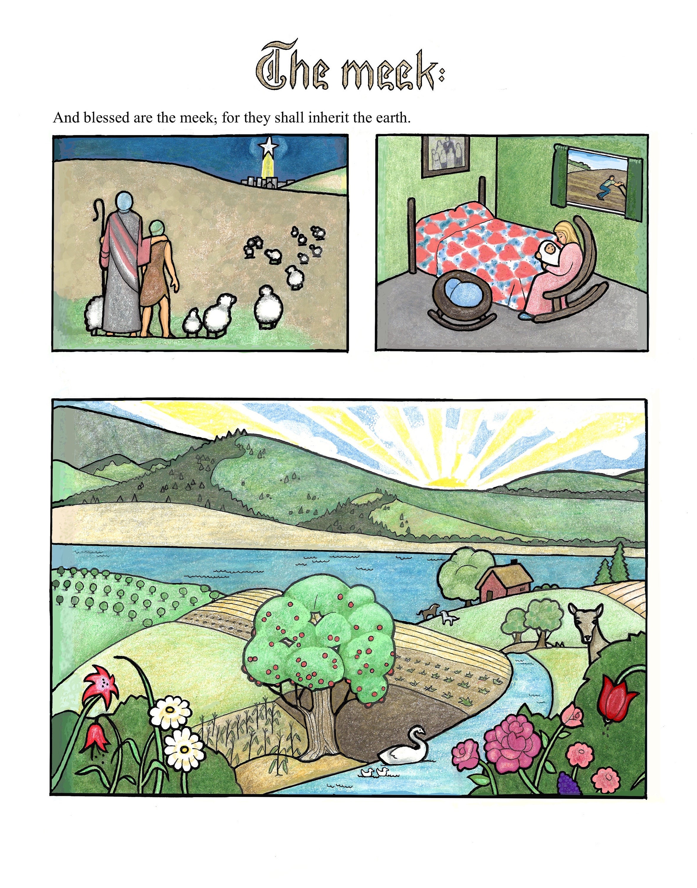 The Beatitudes From the Holy Bible and the Book of Mormon - Etsy