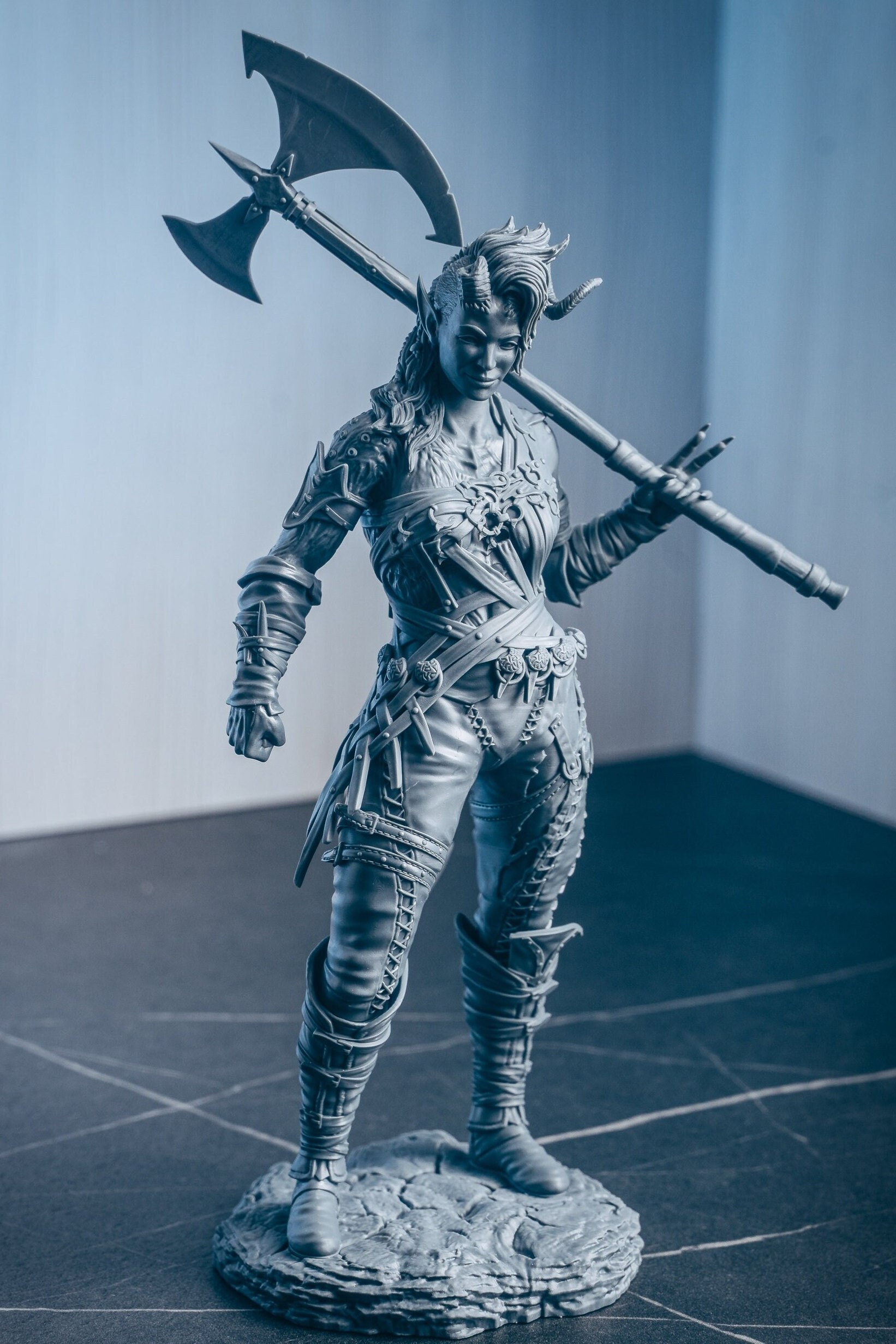 Karlach's Odyssey Baldur's Gate 3, 12k Resin Statue - Etsy.de