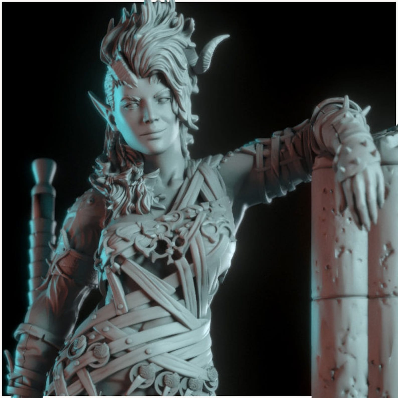 Karlach's Defiance Baldur's Gate 3 12k Resin Figure - Etsy