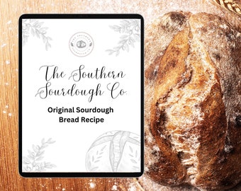 The Southern Sourdough Co Original Sourdough Bread Recipe - Etsy
