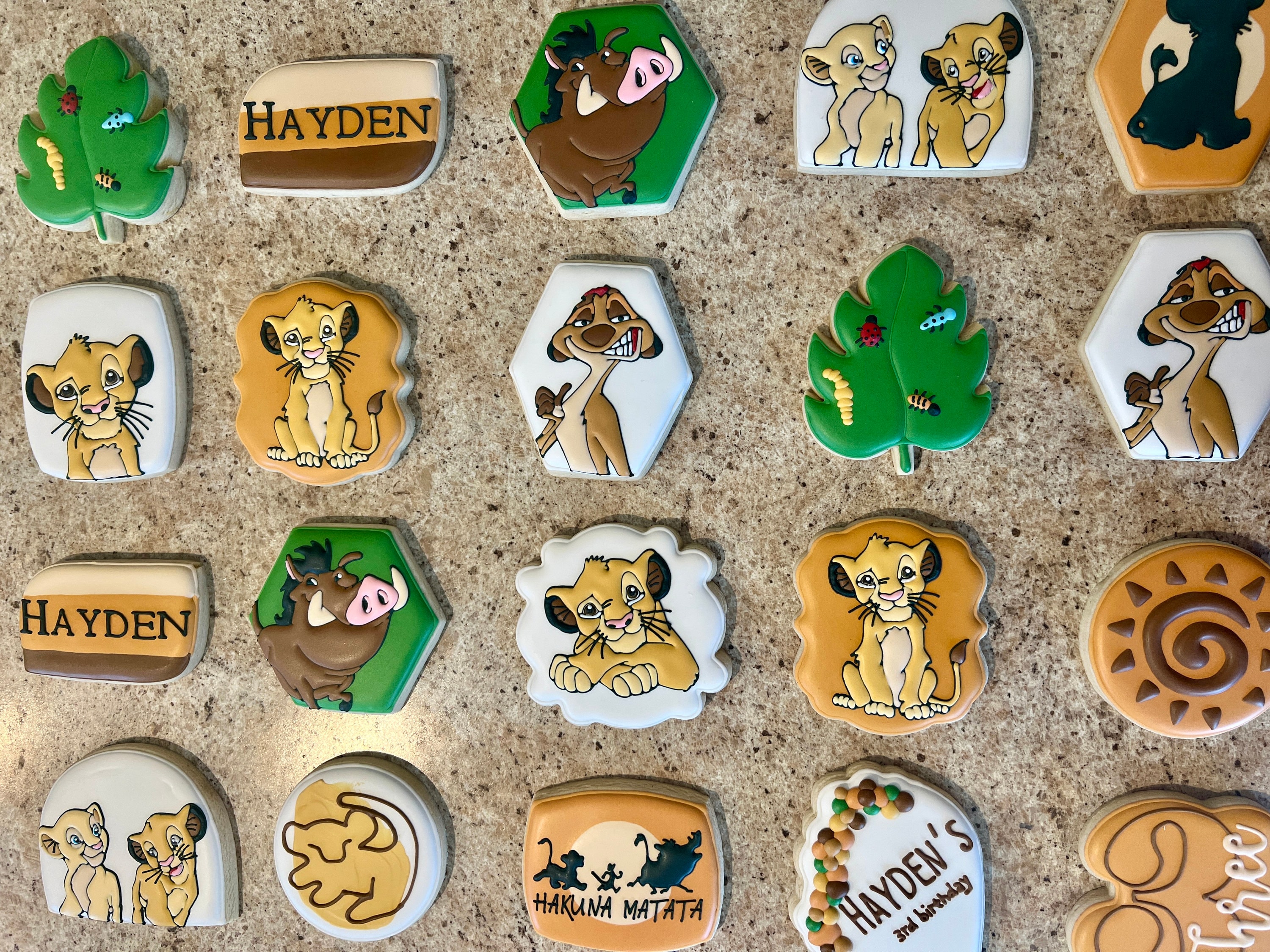 Lion King Cookies/ Lion King Birthday Cookies/ Birthday Cookies ...