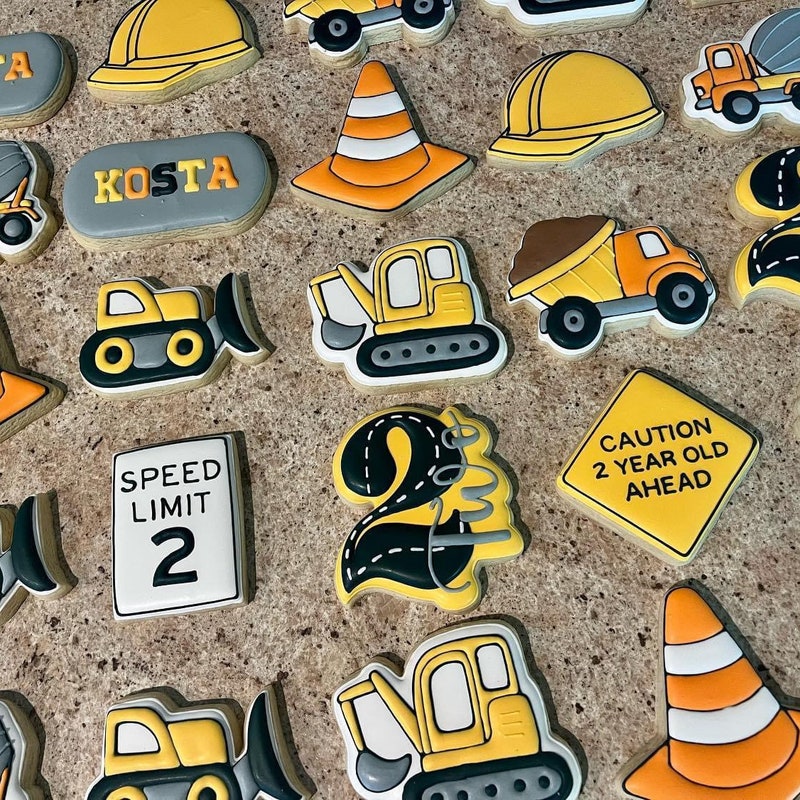 Construction Cookies - Etsy