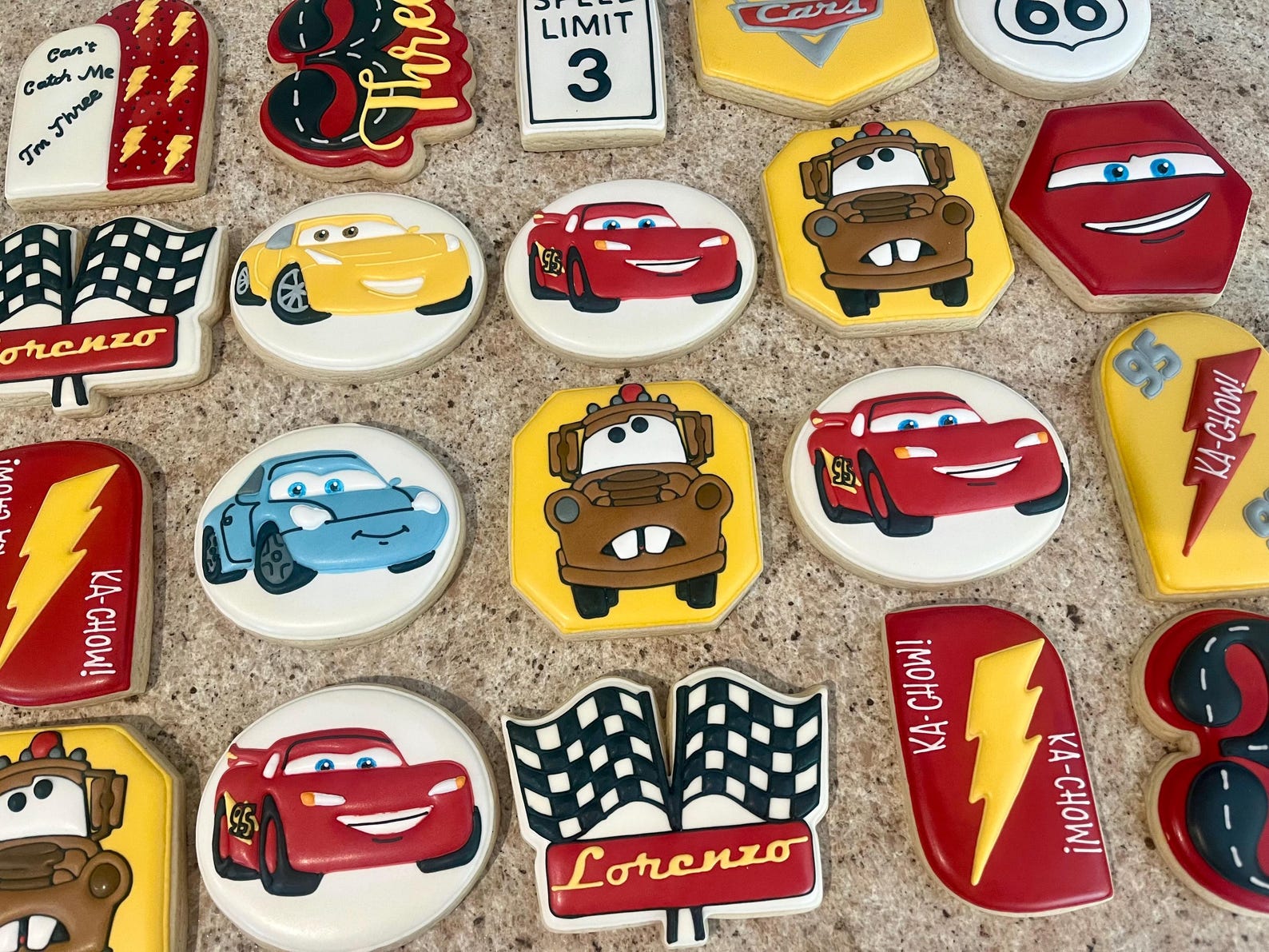 Cars Themed Cookies / Cars Cookies / Birthday Cookies / Cars Birthday ...