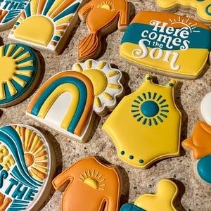 Here Comes the Son Baby Shower Cookies - One Dozen - Etsy