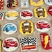 Cars Themed Cookies: Personalized Birthday Favors - Etsy
