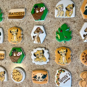 Lion King Cookies/ Lion King Birthday Cookies/ Birthday Cookies ...