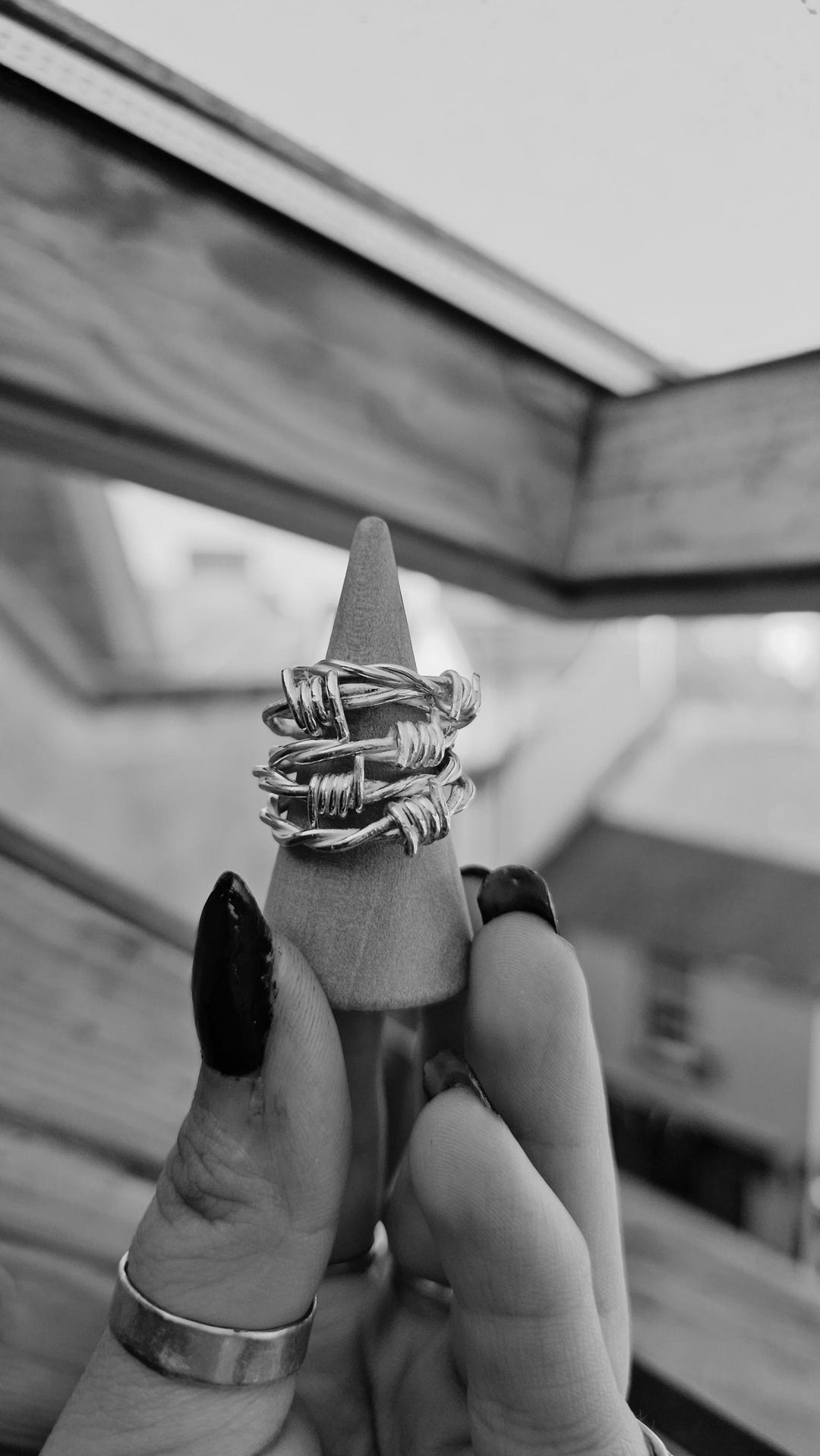 Barbedwire Rings/ Barbed Wire Ring/ Silver Barbed Ring / Silver Rings ...