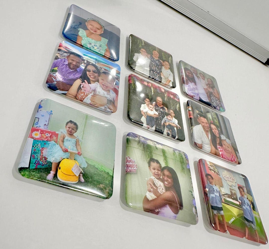 9 Custom Photo Magnets 2x2" | Holiday Gift | Personalized Gift | Custom ...