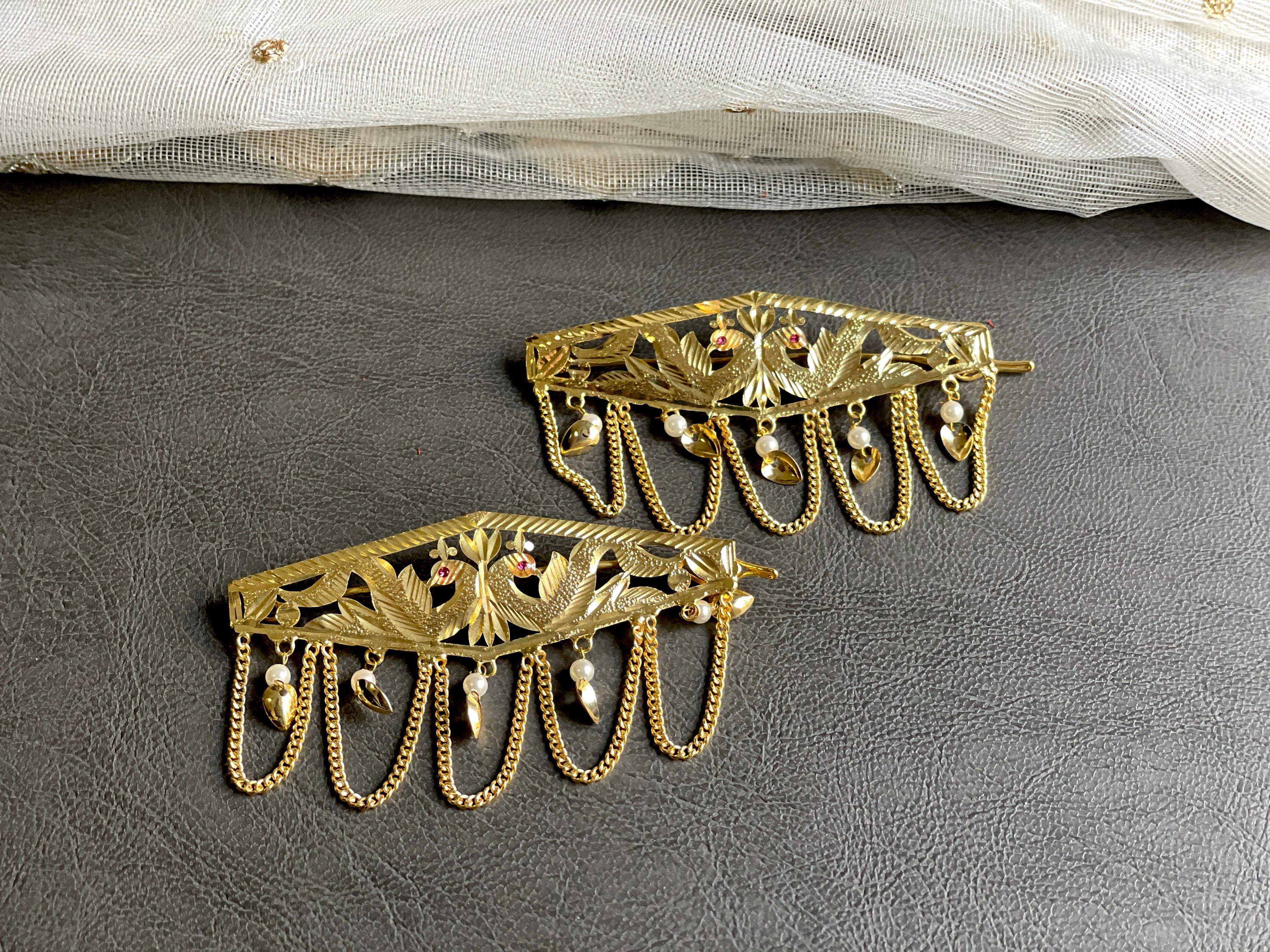 Punjabi Hair Pin Pippal Pathi Traditional Indian Hair Pin Jaggo Hair ...