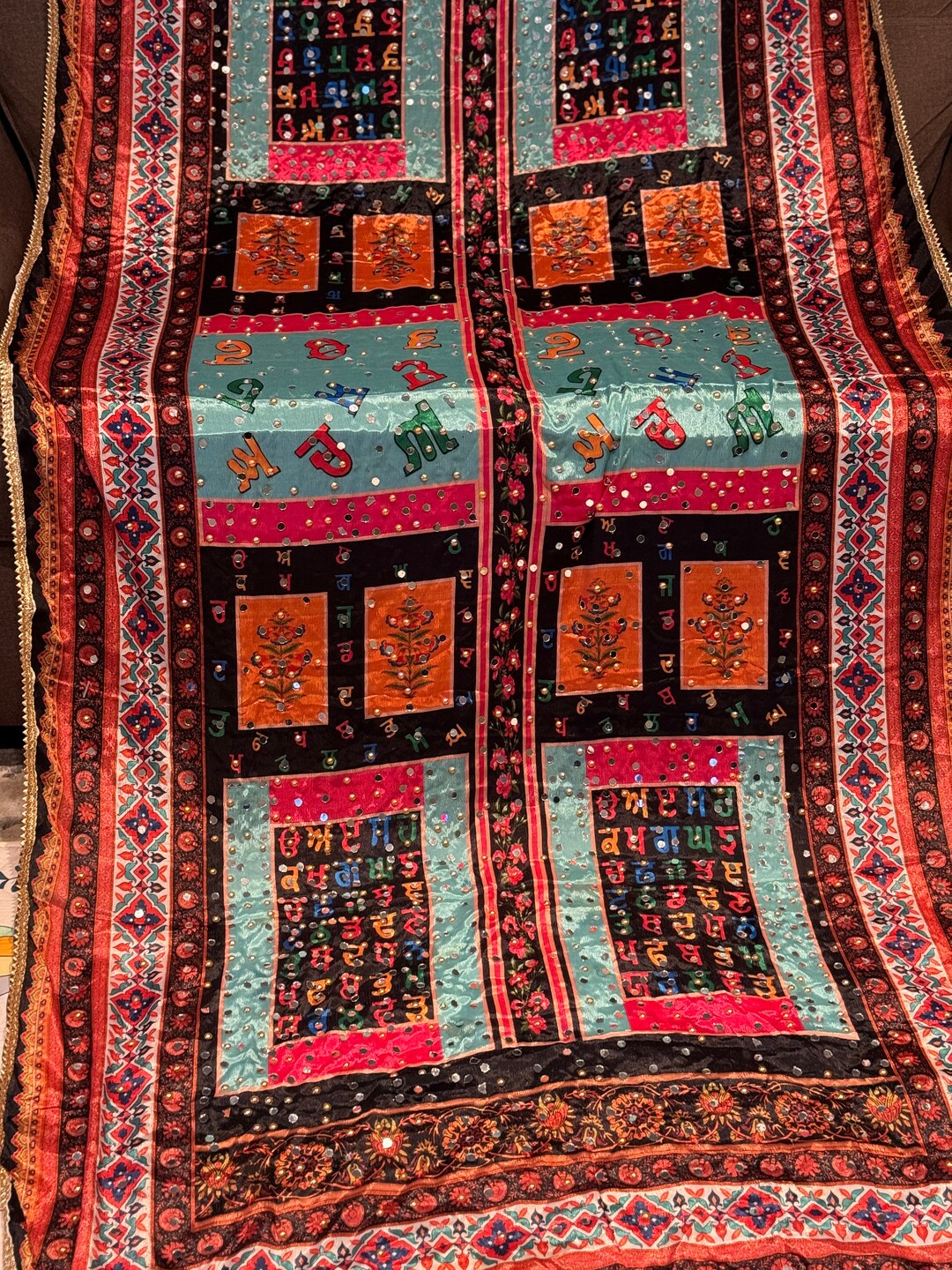Pakistani Dupatta Indian Duppatta Multicolor Phulkari Chunni Chunni ...