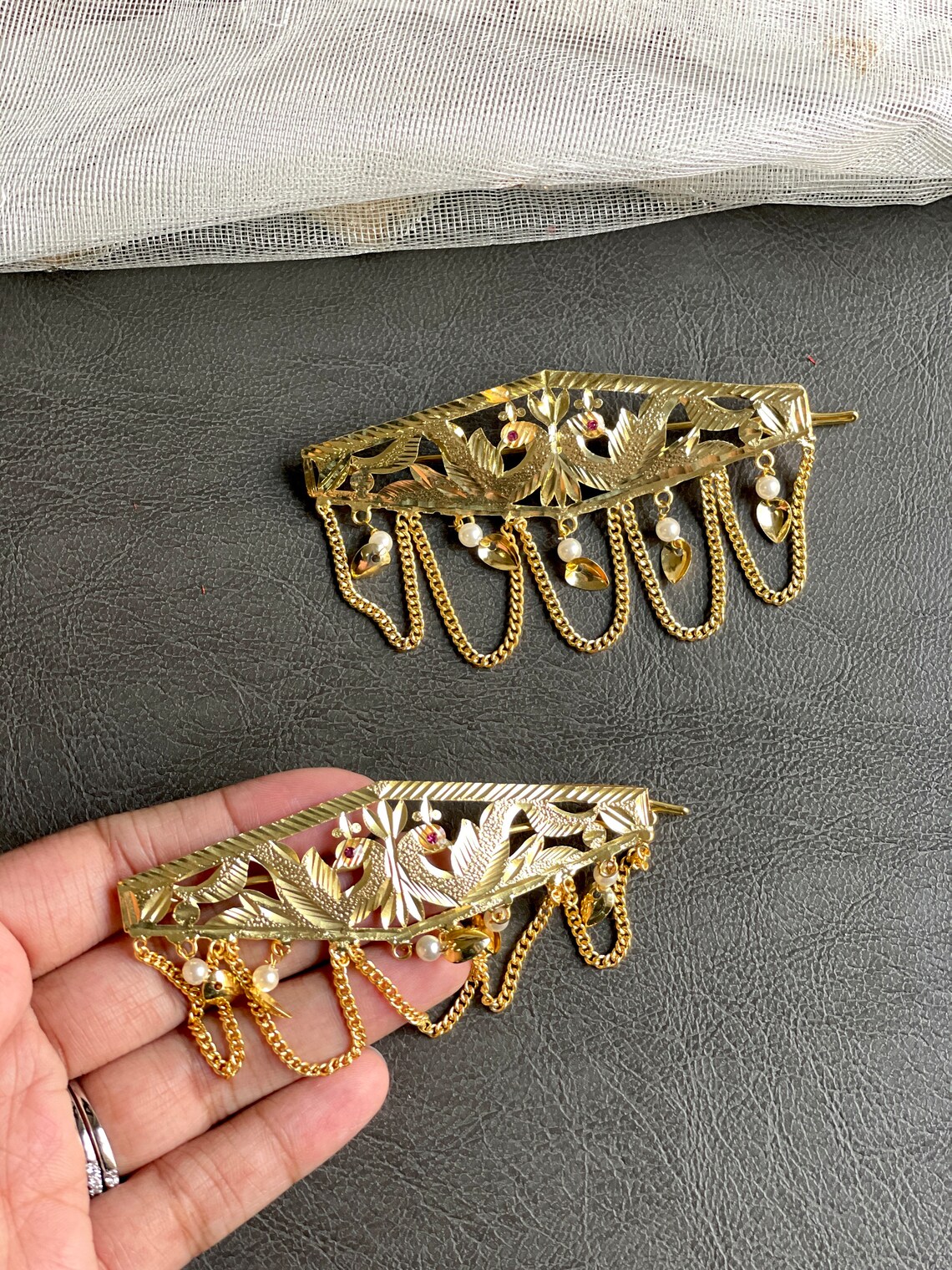 Punjabi Hair Pin Pippal Pathi Traditional Indian Hair Pin Jaggo Hair ...