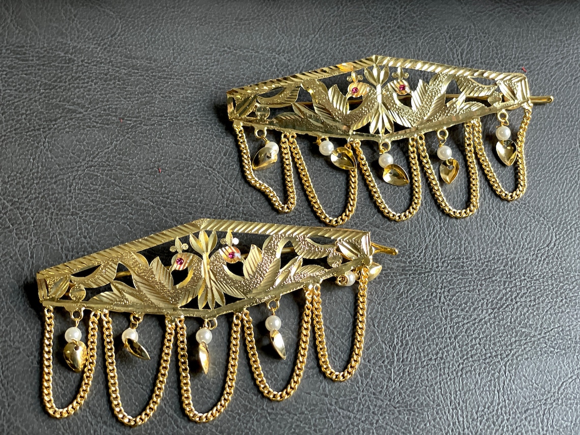 Punjabi Hair Pin Pippal Pathi Traditional Indian Hair Pin Jaggo Hair ...