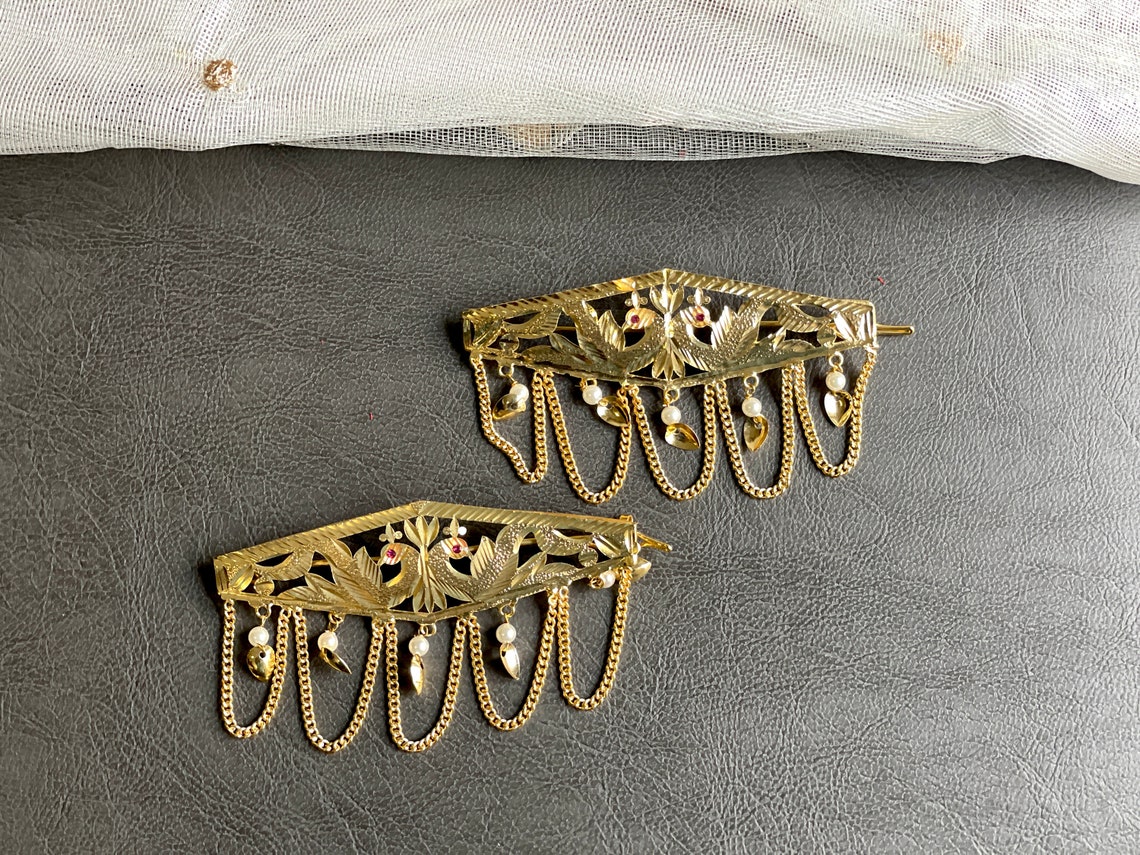 Punjabi Hair Pin Pippal Pathi Traditional Indian Hair Pin Jaggo Hair ...