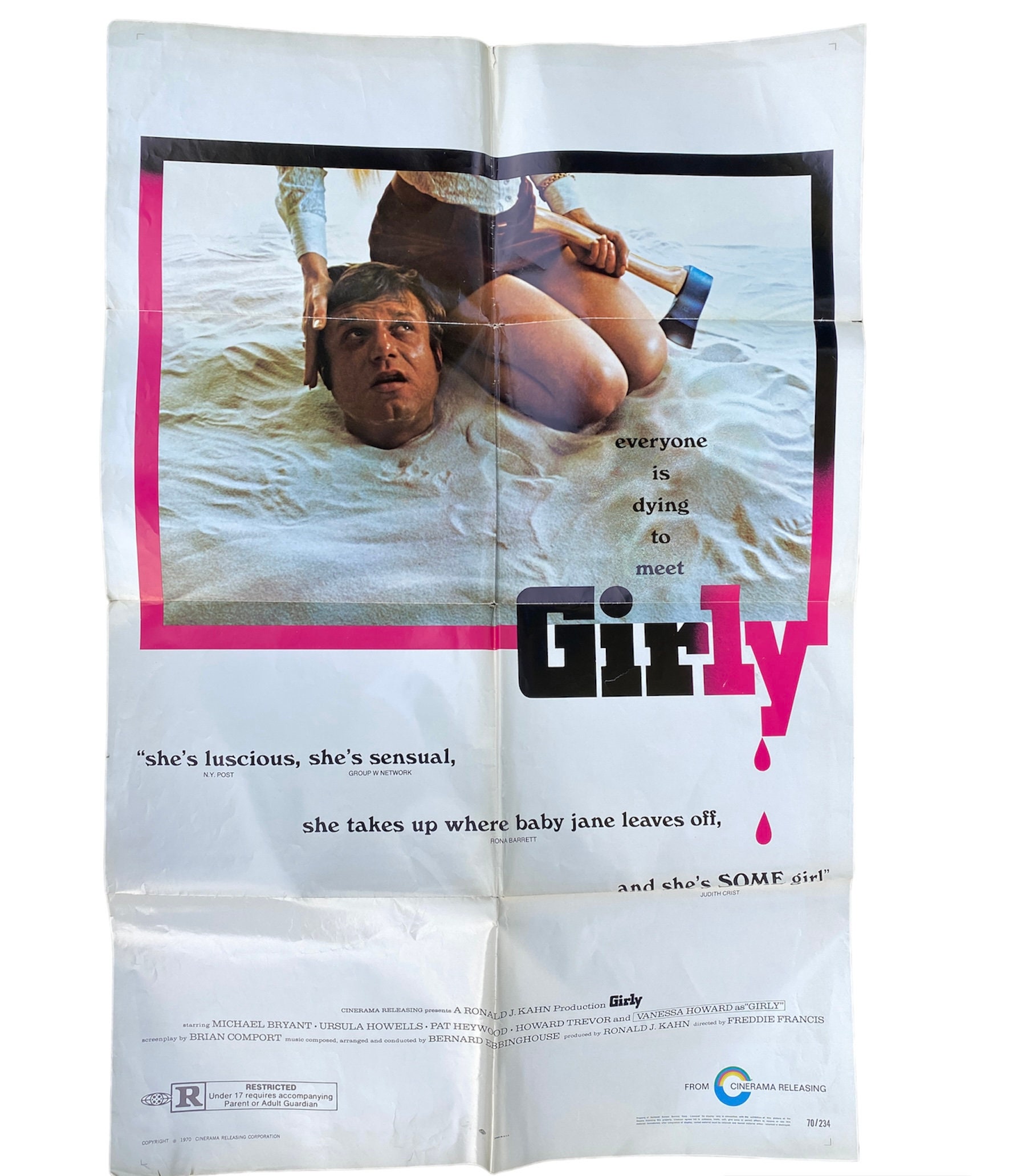 Girly 1970 Original Vintage Movie Poster One Sheet 70/234 - Etsy