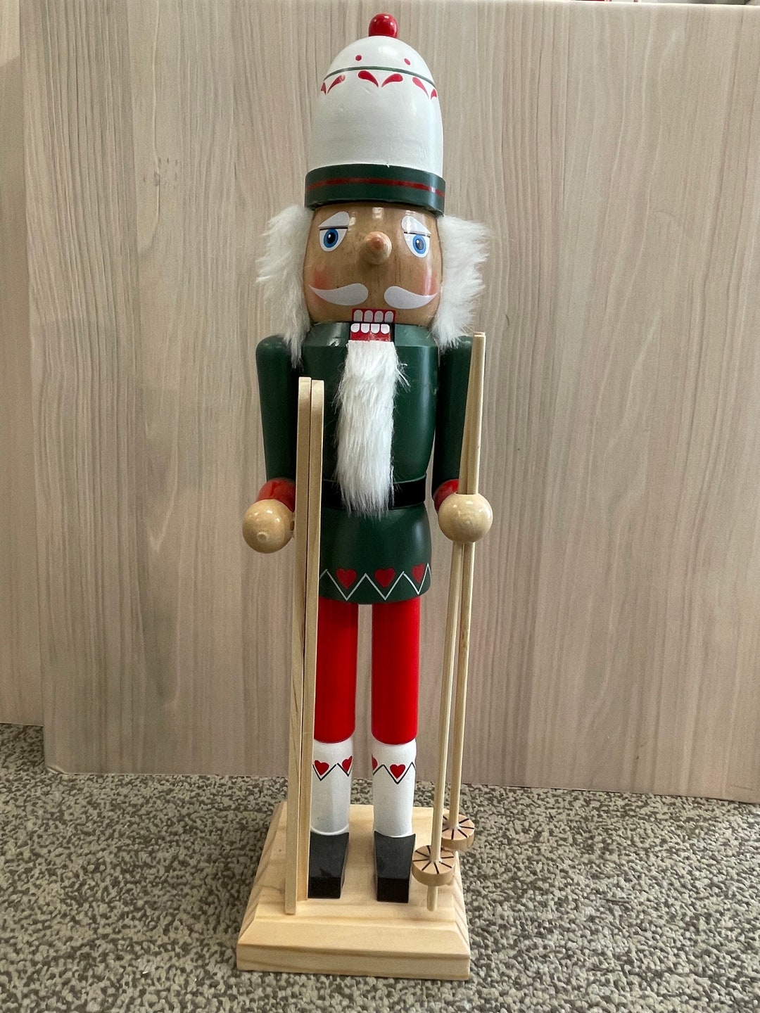 Mr Nutcracker With Ski Outfit Christmas Decoration - Etsy