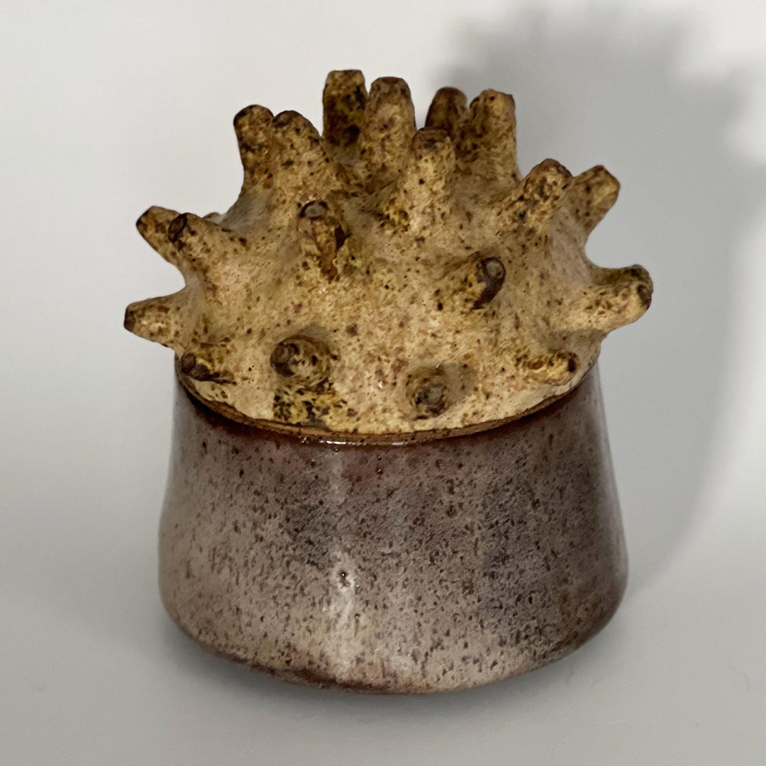 Hand Built Ceramic Stash Jar - Etsy