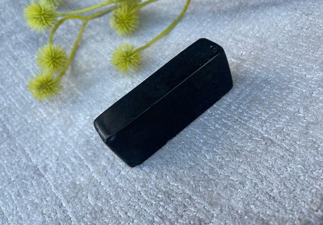 518 CARAT Black Emerald Jadeite Bar - Etsy