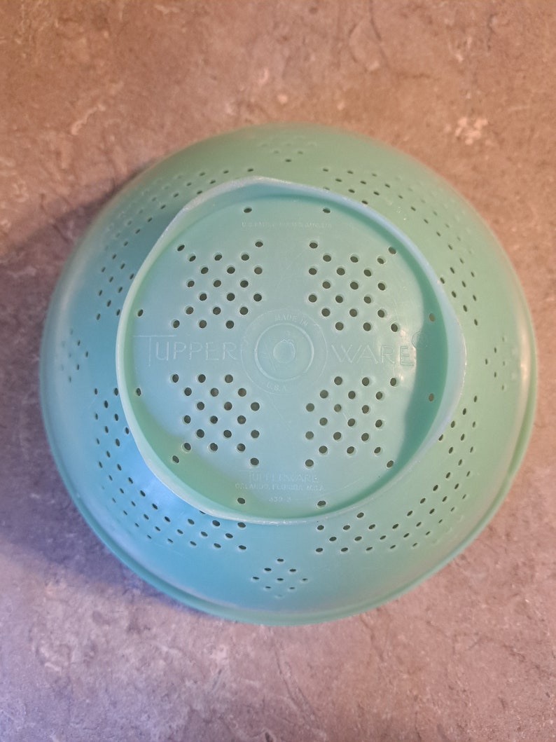 Tupperware Green Strainer Colander 339-3 W/out Lid - Etsy