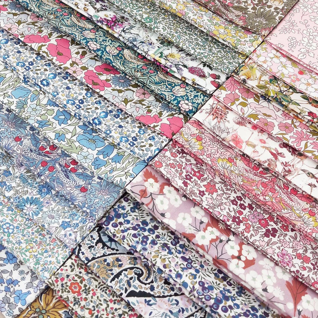 Liberty Fabric Pack ~ Wild Flowers | Tana Lawn™ Cotton Quilting ...