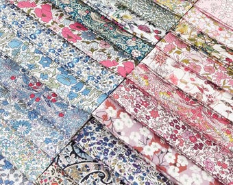 Liberty Fabric Pack ~ Bluebell | Tana Lawn™ Quilting Cotton Charm Fat Quarter Bundle - Pastel ...