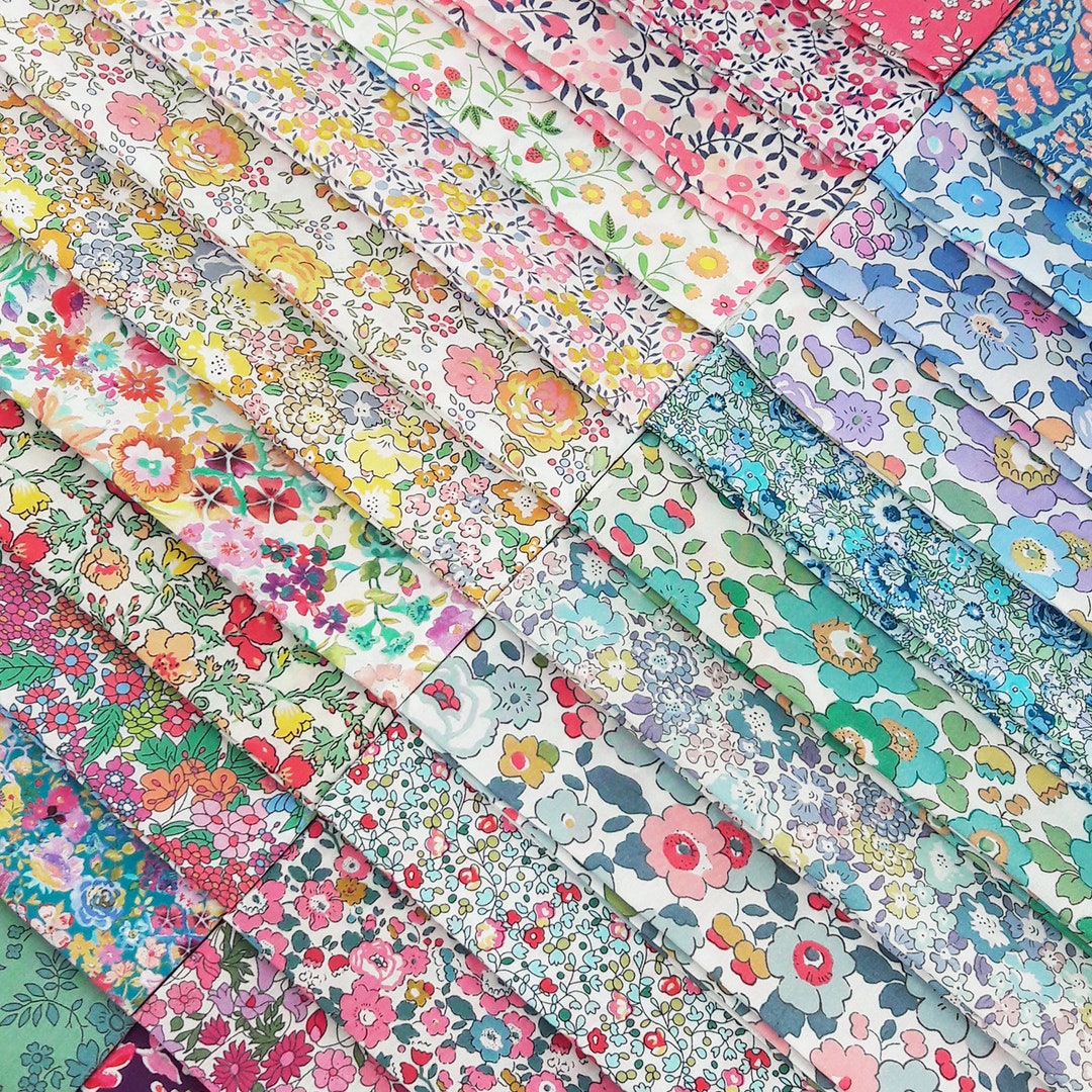 Liberty Fabric Pack Flower Festival Tana Lawn™ Quilting Cotton Charm ...