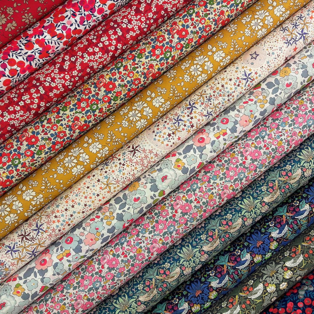 Liberty Fabric Pack ~ Strawberry Thief | Tana Lawn™ Quilting Cotton ...