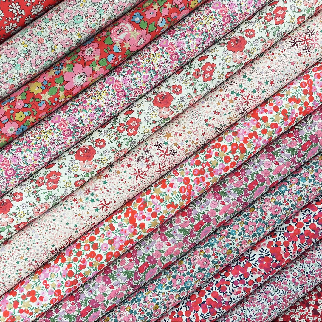 Liberty Fabric Pack ~ Cherry Pie | Tana Lawn™ Quilting Cotton Charm Fat ...