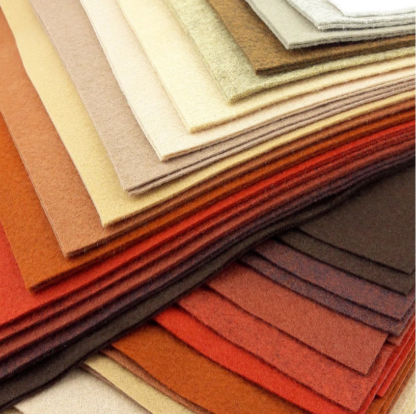 Wool Felt Sheets 22cm X 45cm Metre Doll and Toy Making - Etsy