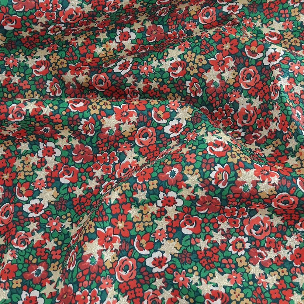 Liberty Fabric Pack ~ Holly Berry - Tana Lawn™ Quilting Cotton Charm ...