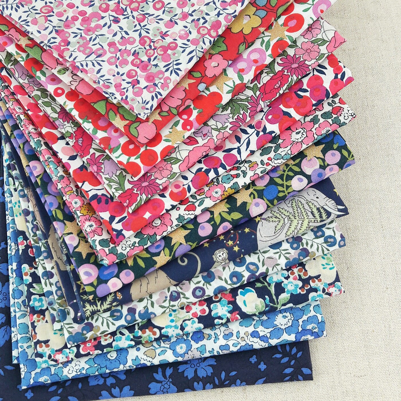 Liberty Fabric Pack ~ Wiltshire Star - Tana Lawn™ Quilting Cotton Charm ...