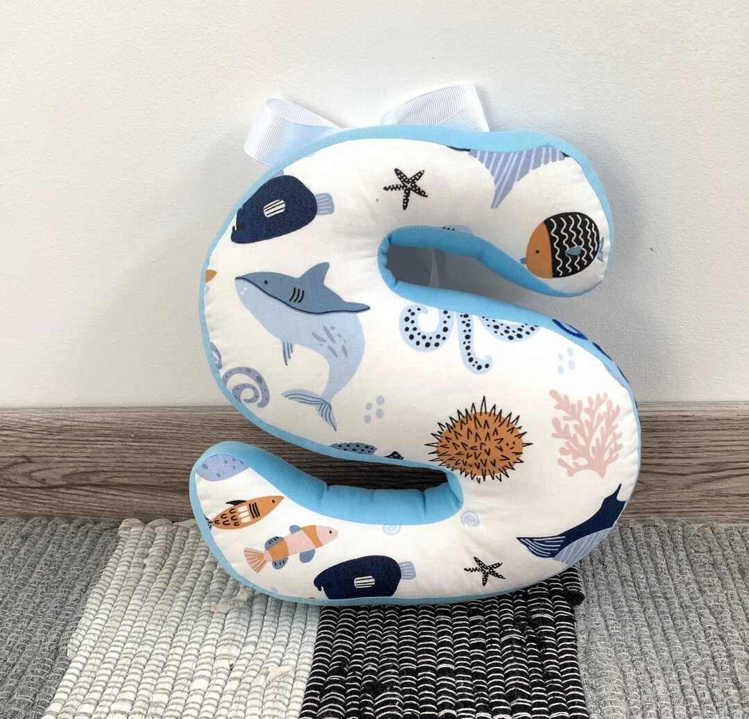 Blue Navy Personalized Letter Pillow Monogram Pillow - Etsy