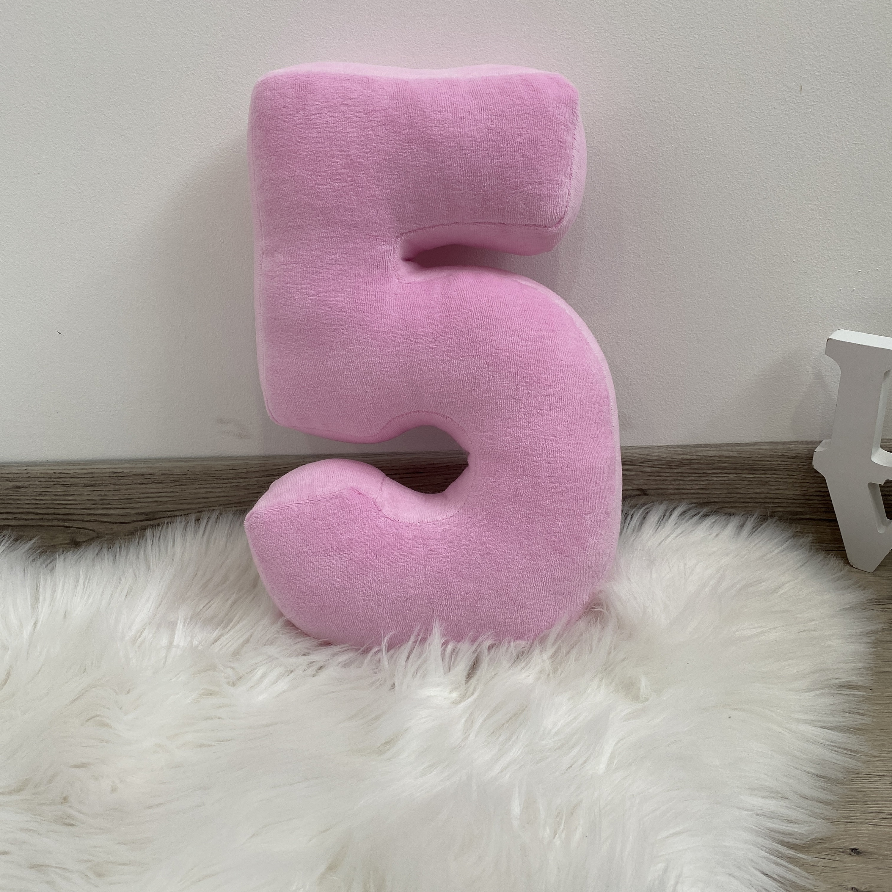 Colorful Number Pillow, Fabric Number Decoration, Personalized Number ...