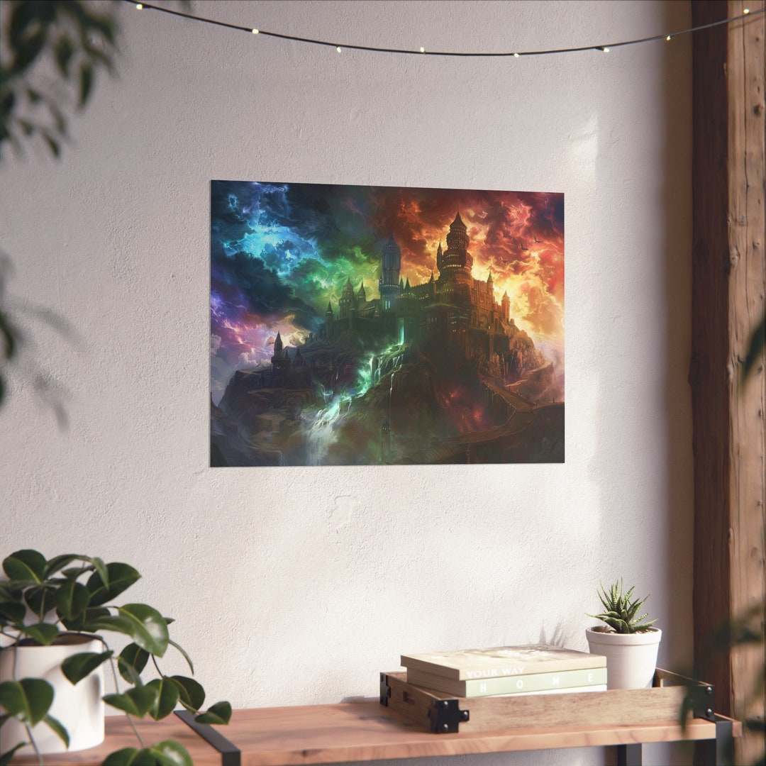 Idyllic Pixel Countryside Poster Charming Rural Scene Art Poster - Etsy