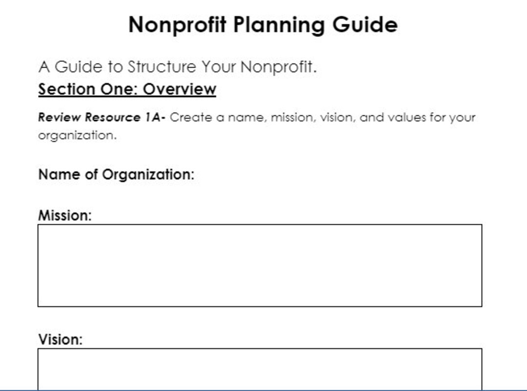 Non-profit Startup Guide | Step-by-step Formation Checklist | How to ...