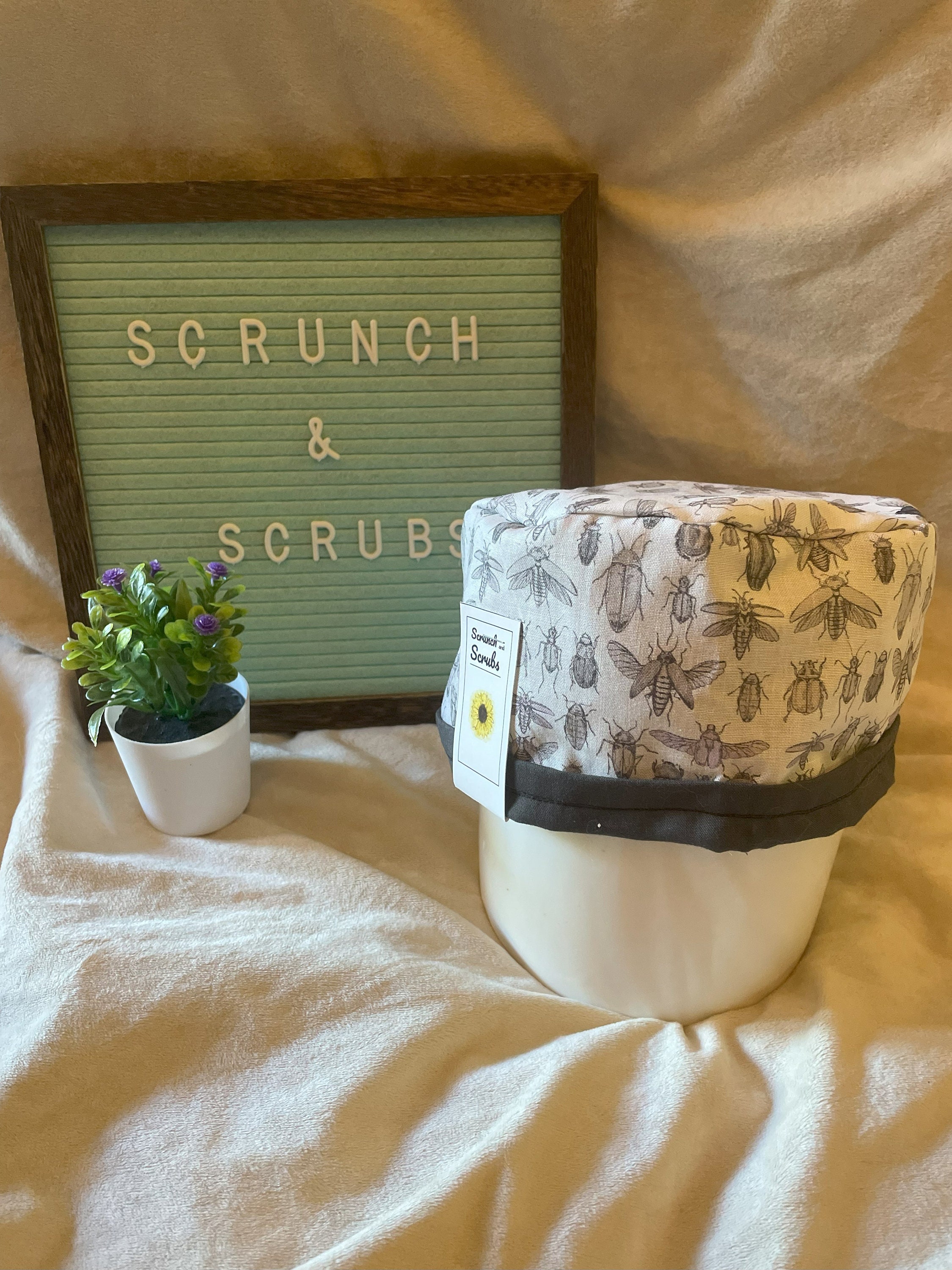 Vintage Beetles Scrub Cap - Etsy