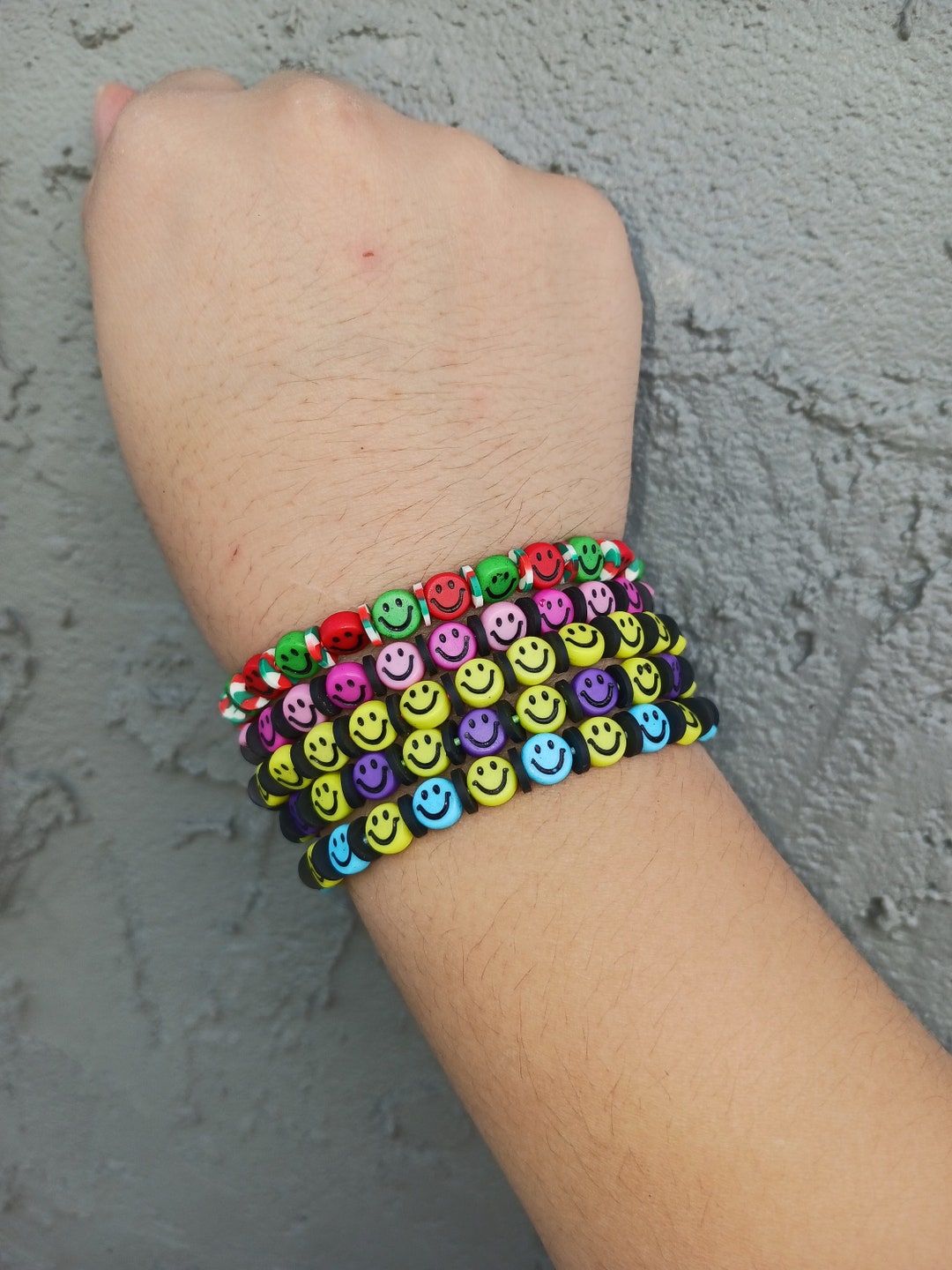 Smiley Face Bracelets - Etsy