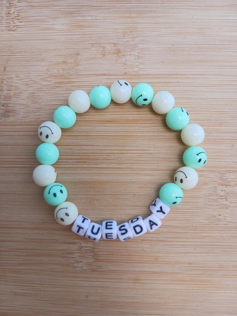 Days of the Week Bracelets - Etsy