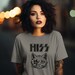 Cat T-shirt - Hiss Band - Retro Vintage Cat T-shirt - Taylor Tee - Etsy